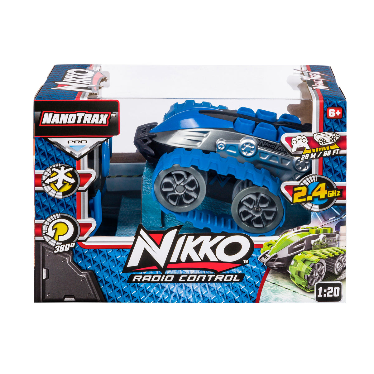 Nikko Nano Trax RC Car Blue — Techoutlet