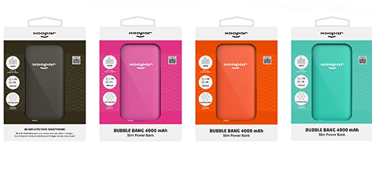 Xoopar Bubble Bang 4000mAh Power bank with phone suction — Techoutlet