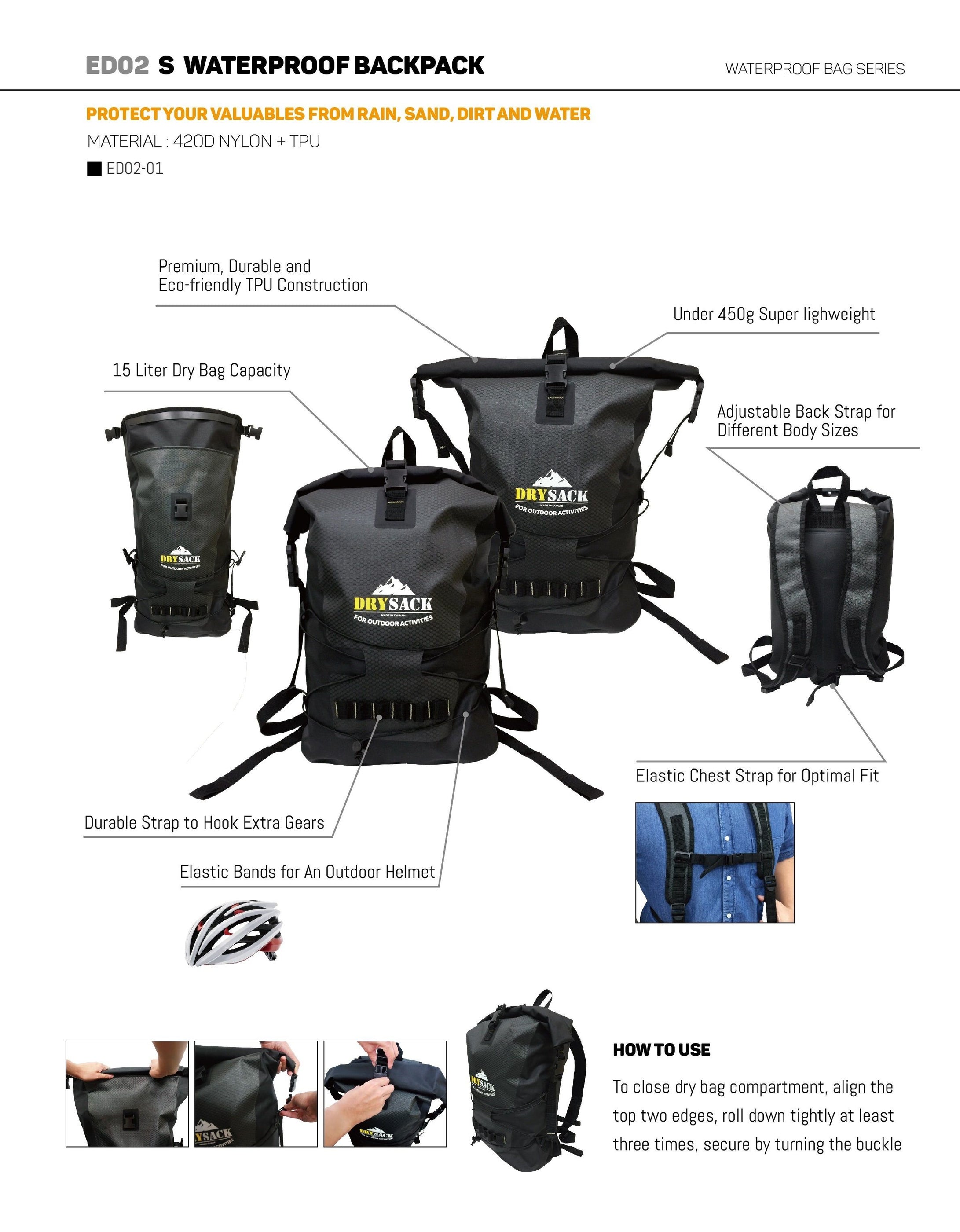 Waterproof Outdoor Backpack — Techoutlet